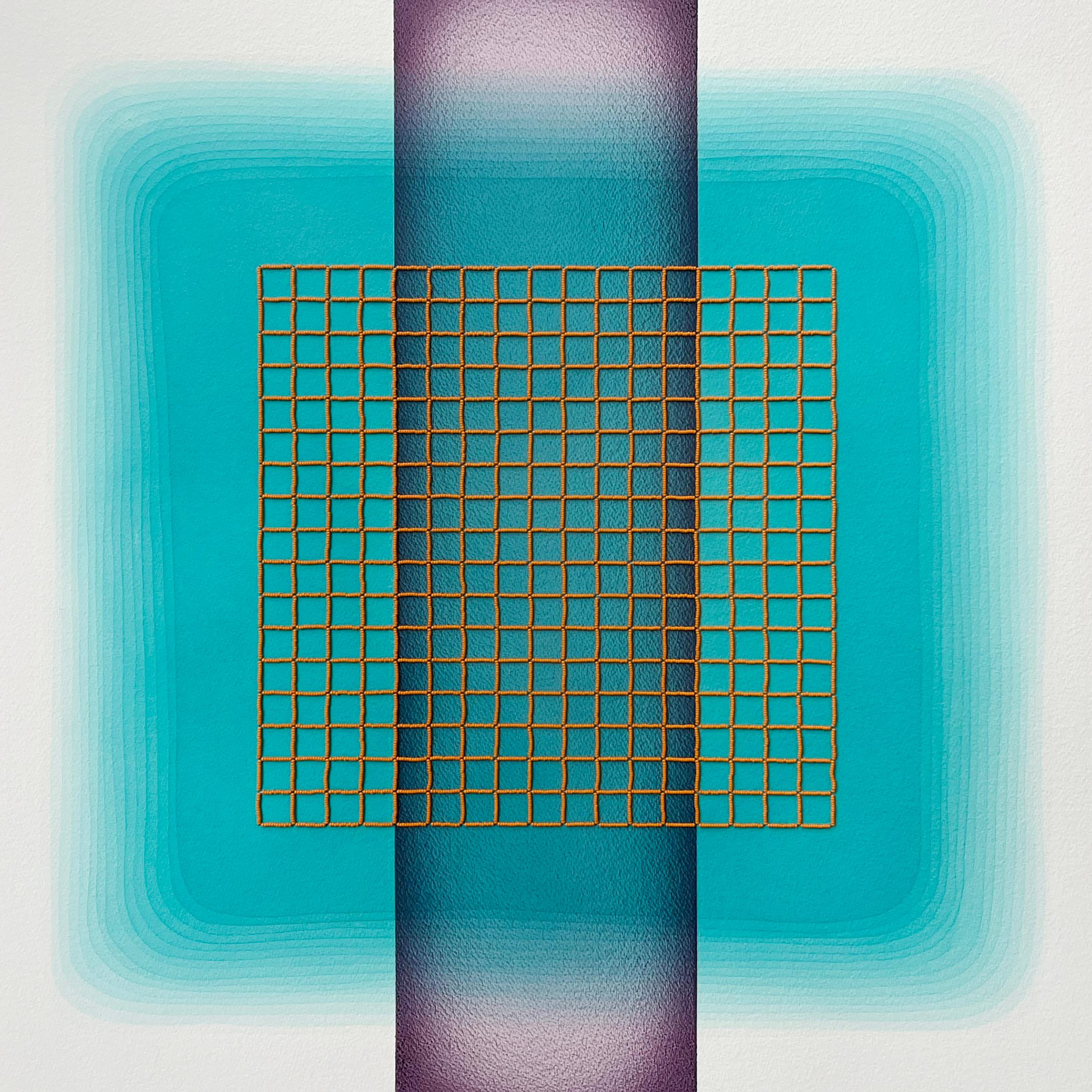 Gretchen Wagner - 'Color Interaction IV (7)' - color theory, glass ...