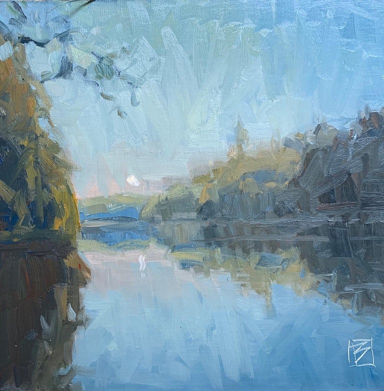 David Boyd - "The River" - Impressionist Plein Air Landscape Painting ...