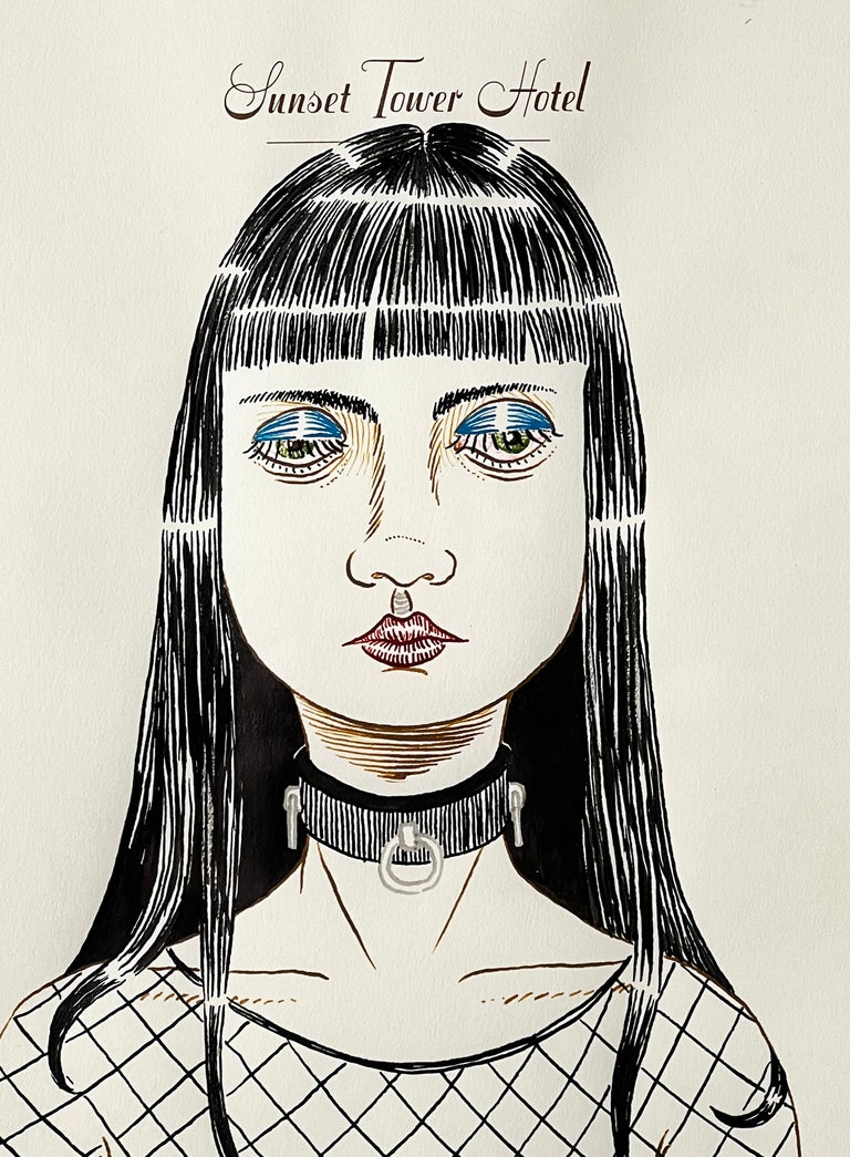 Ed Templeton - Sans titre (Sunset Tower Hotel), 2019 En vente sur 1stDibs