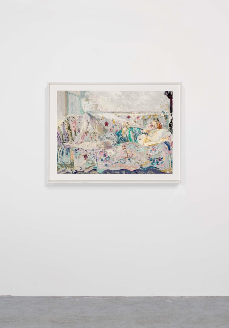 Howard Tangye - Richard M. (Lying - Sunlight), Mixed media on ...