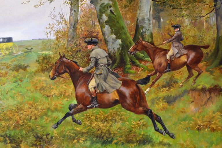 George Derville Rowlandson - 19th Century landscape oil painting of ...