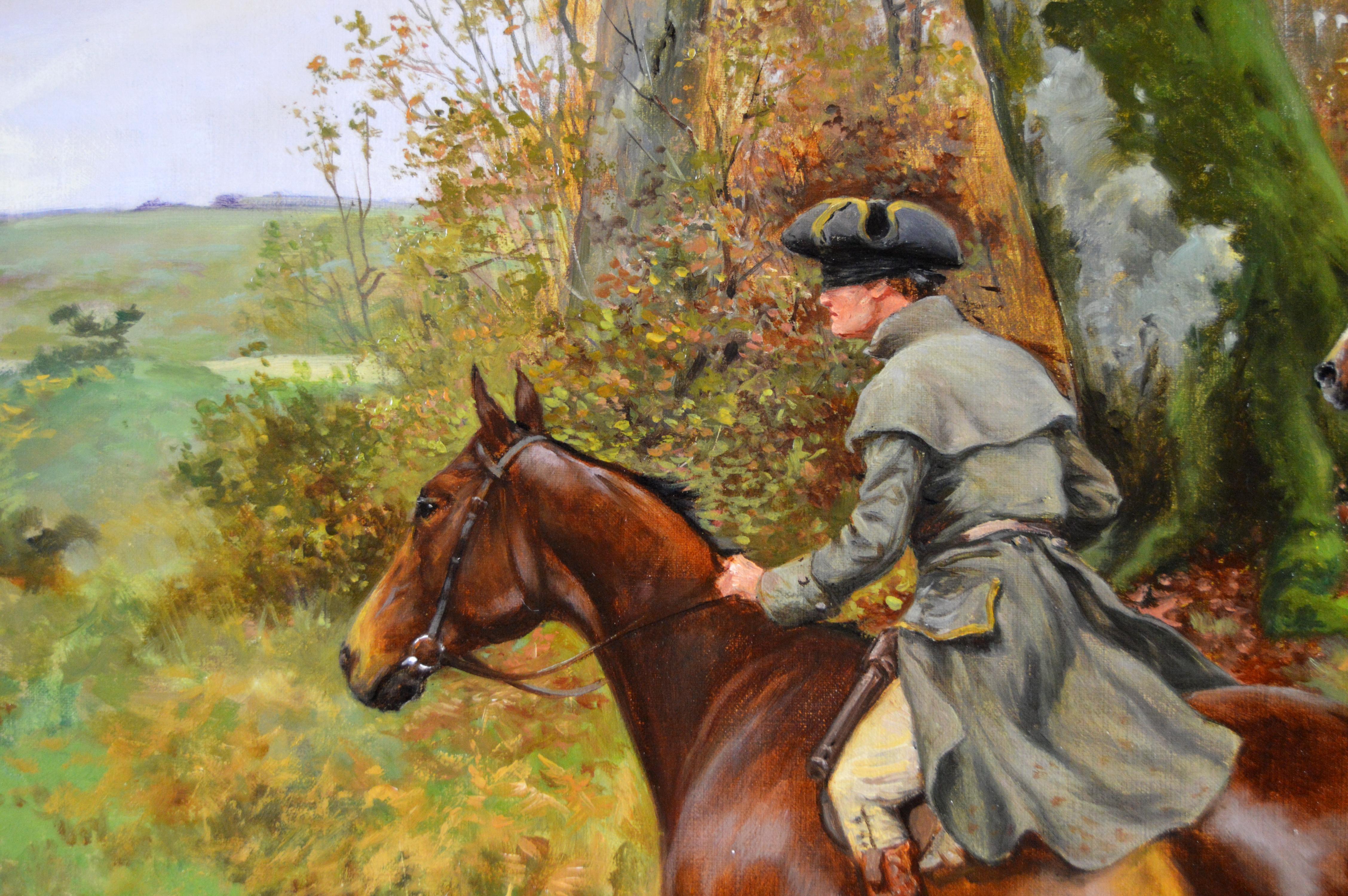 George Derville Rowlandson - 19th Century landscape oil painting of ...