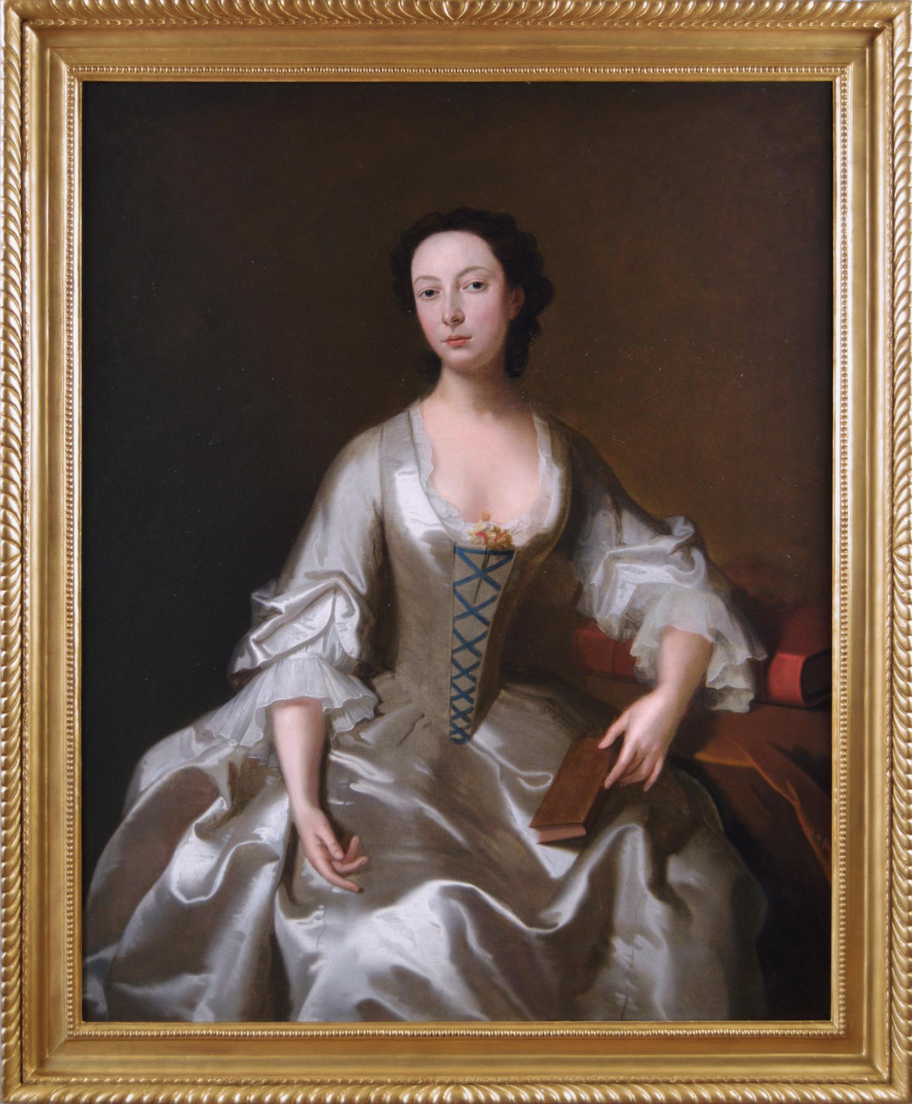 18th Century portrait oil painting of a young woman For Sale at 1stDibs ...