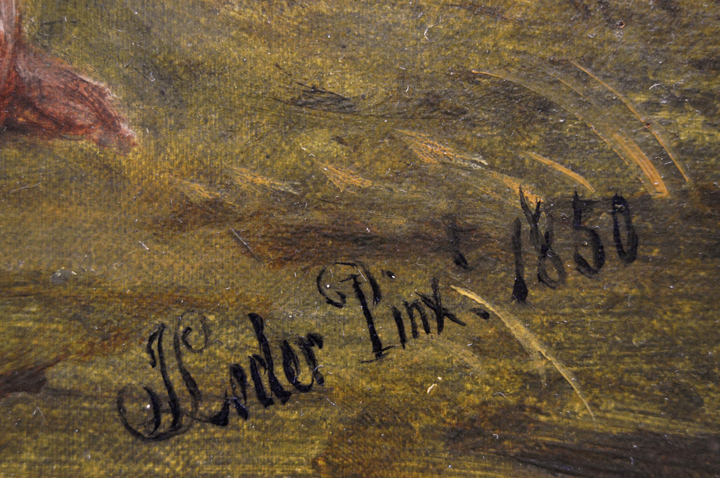 James Loder of Bath - 19th Century sporting dog oil painting of a ...