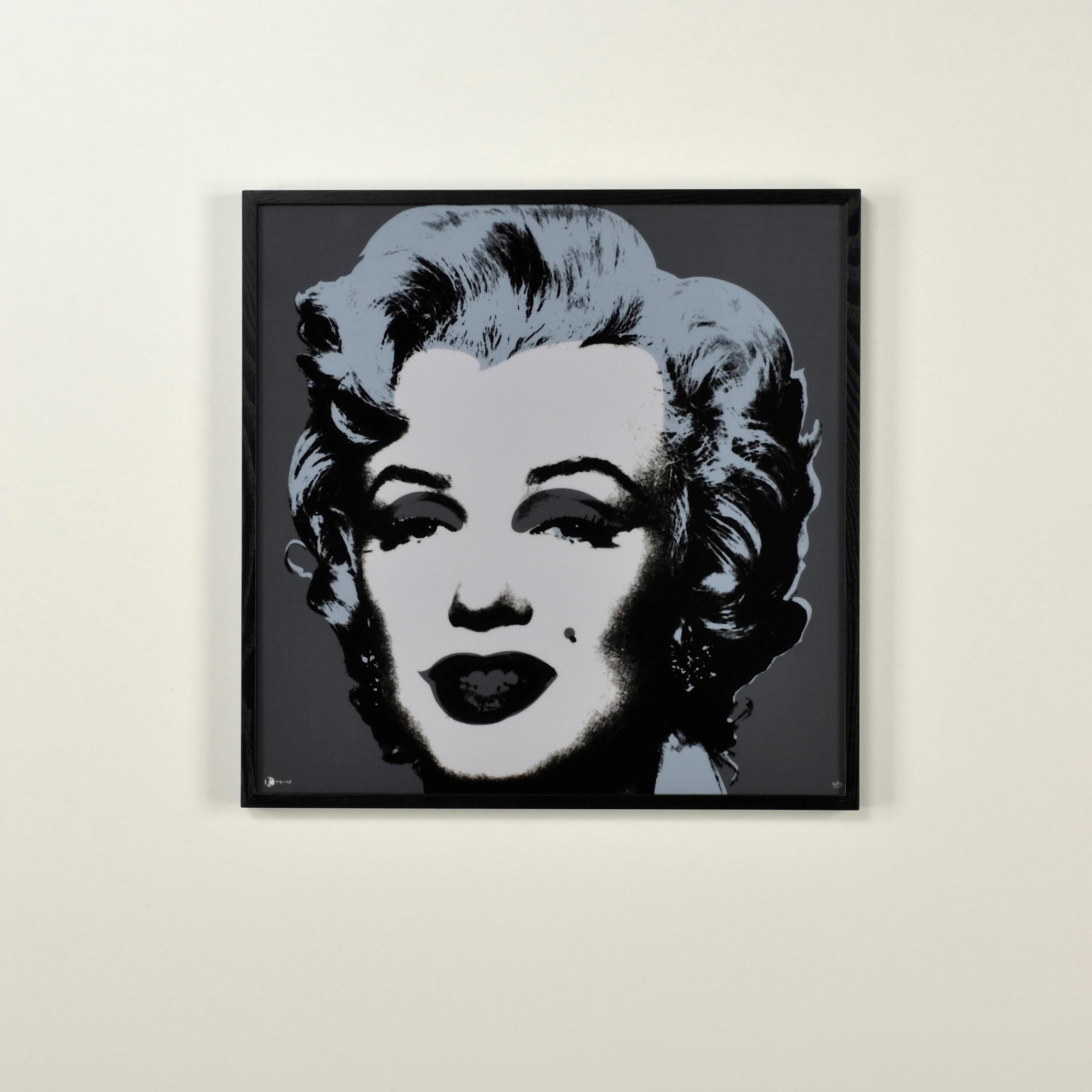 Marilyn (Silver) -Contemporary Editions, Andy Warhol, Framed, Pop Art ...