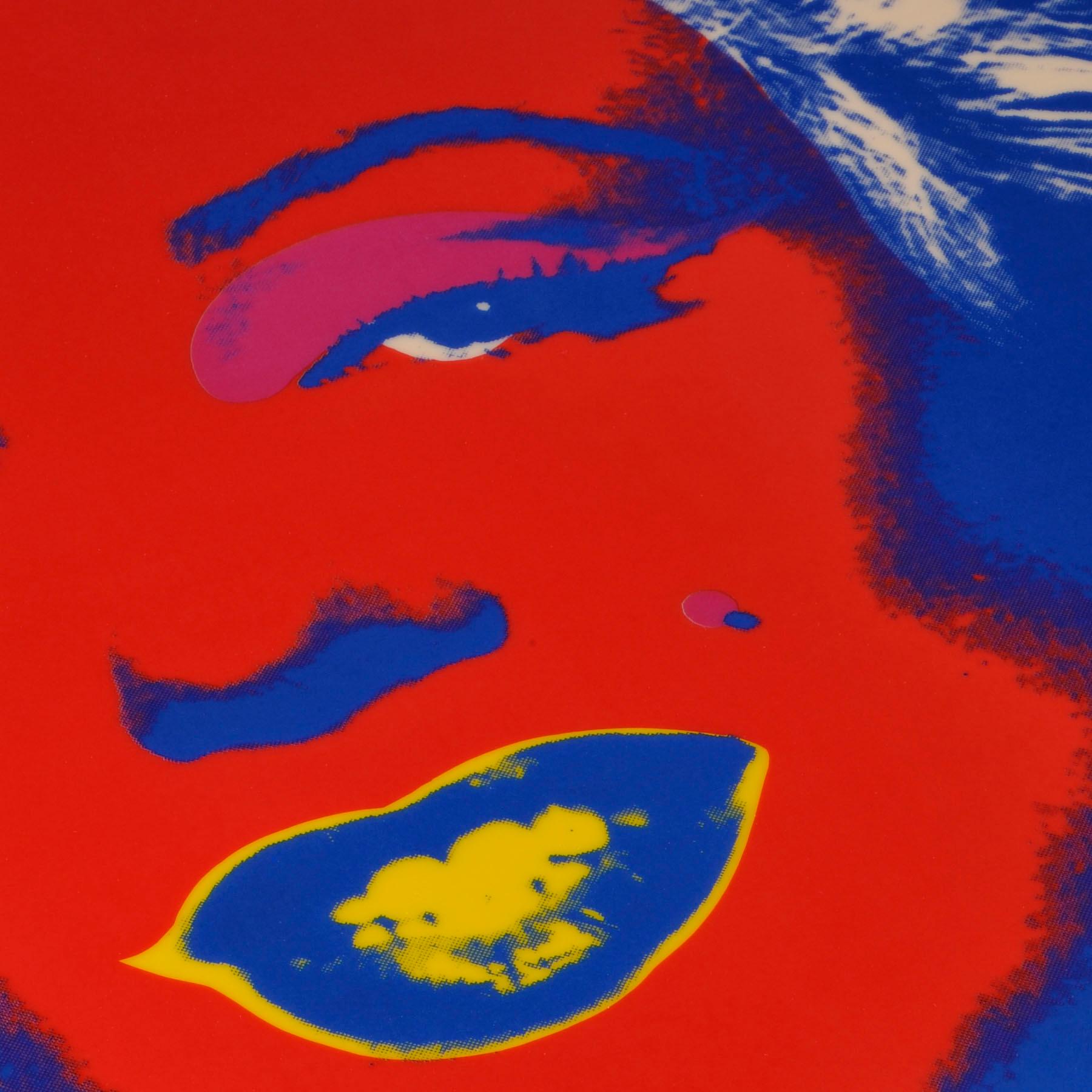 Purple-Red Marilyn by Andy Warhol, Pop Art, Signed by the artist's ...
