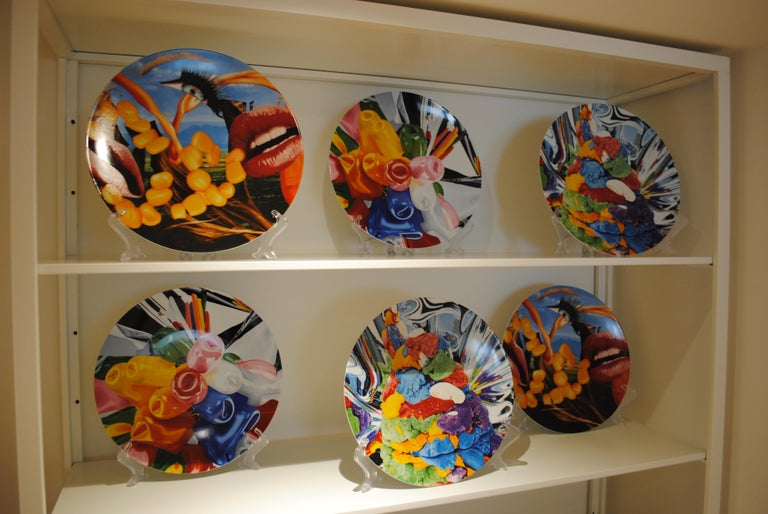 Jeff Koons - Coupe Plate Lips - Jeff Koons, Contemporary, 21st Century ...