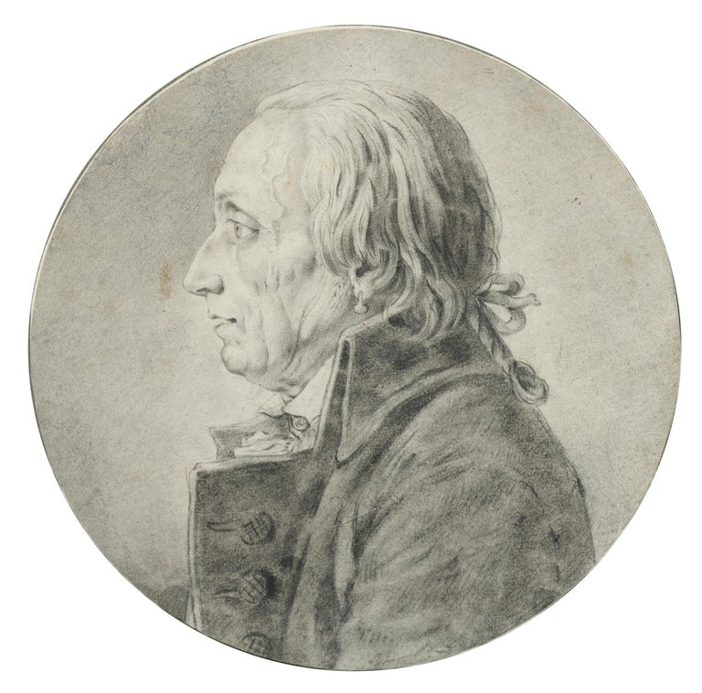 Portrait of an Revolutionary - Drawing from the School of Jacques-Louis ...