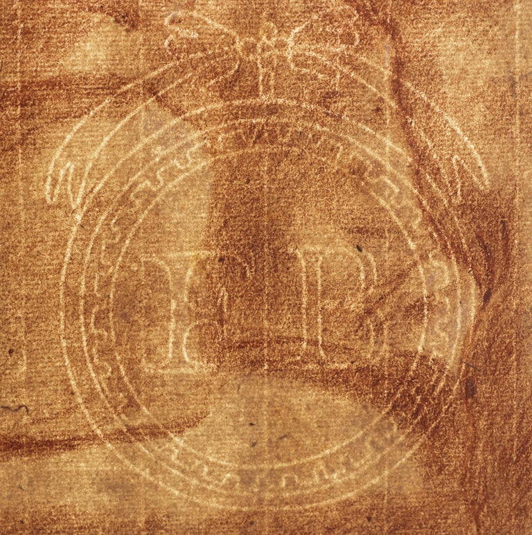 Ubaldo Gandolfi - Study of Nude Man, a red chalk study by Ubaldo ...