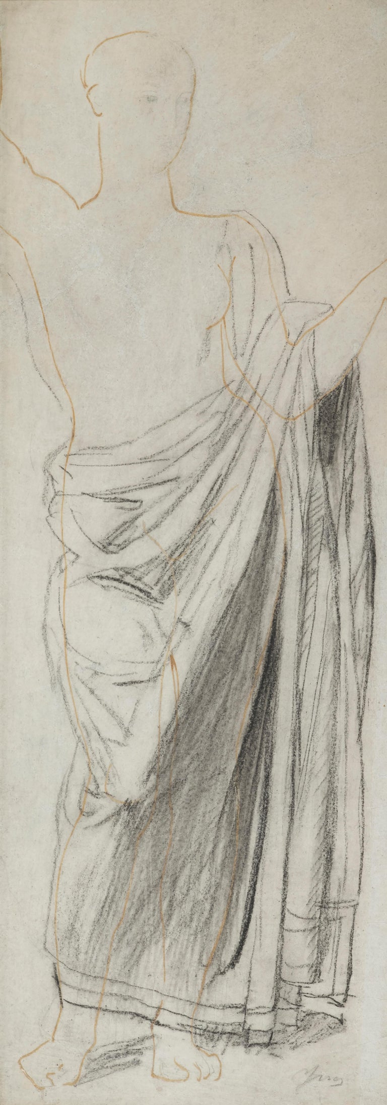 Jean-Auguste-Dominique Ingres - Astrée, a Preparatory Drawing for the ...