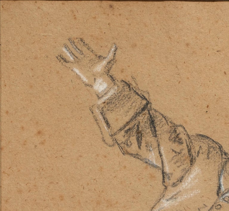 Jean-Marc Nattier - Soldier Begging for Mercy. Preparatrory Drawing by ...