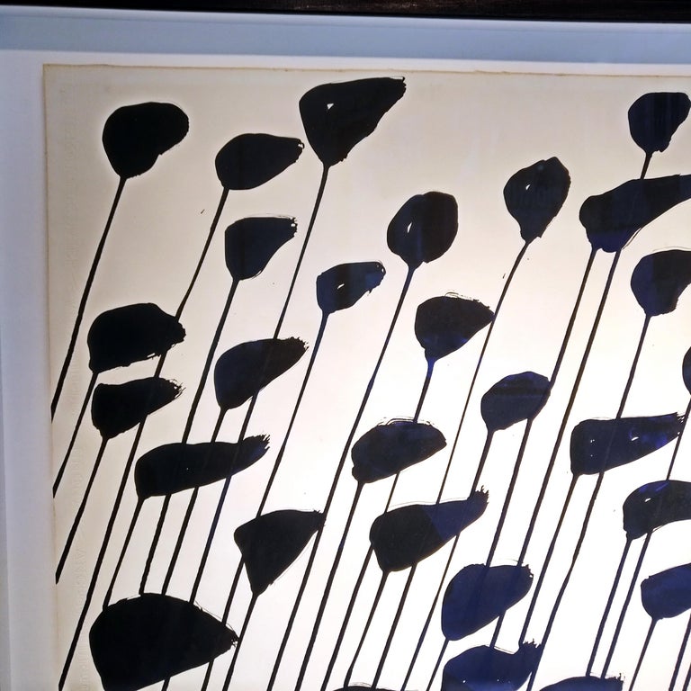 Alexander Calder - Flower d'Alexander Calder, gouache sur papier canson ...