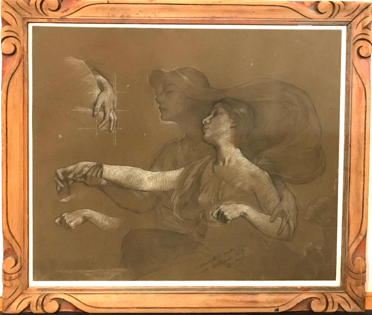 George Randolph Barse Jr. - Mural Study For Sale at 1stDibs