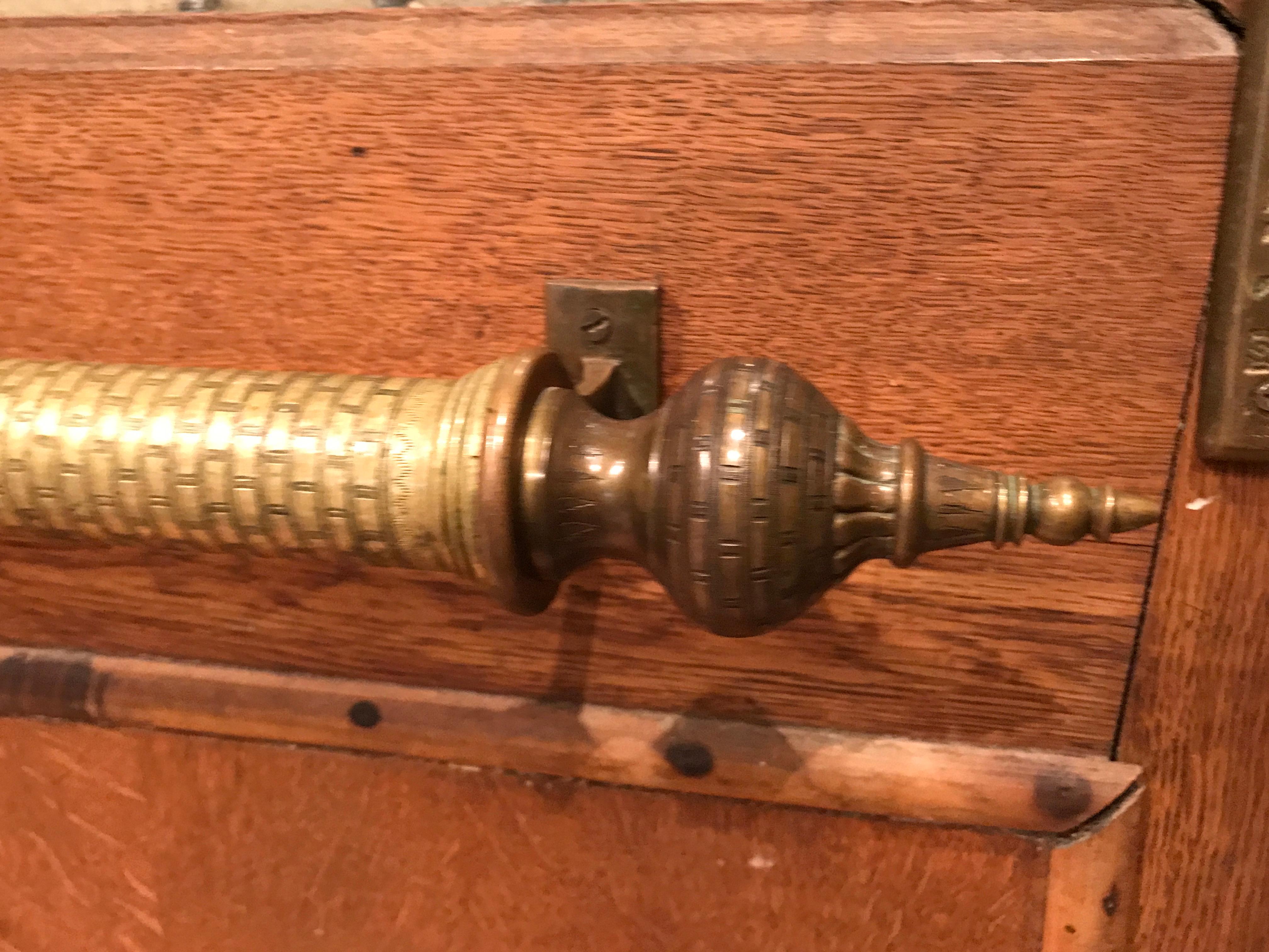 Unknown - AMERICAN ORIGINAL ANTIQUE OAK AND LEADED GLASS LADIES ROOM ...