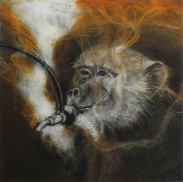 Judith Brandon - Smoking Monkey at 1stDibs