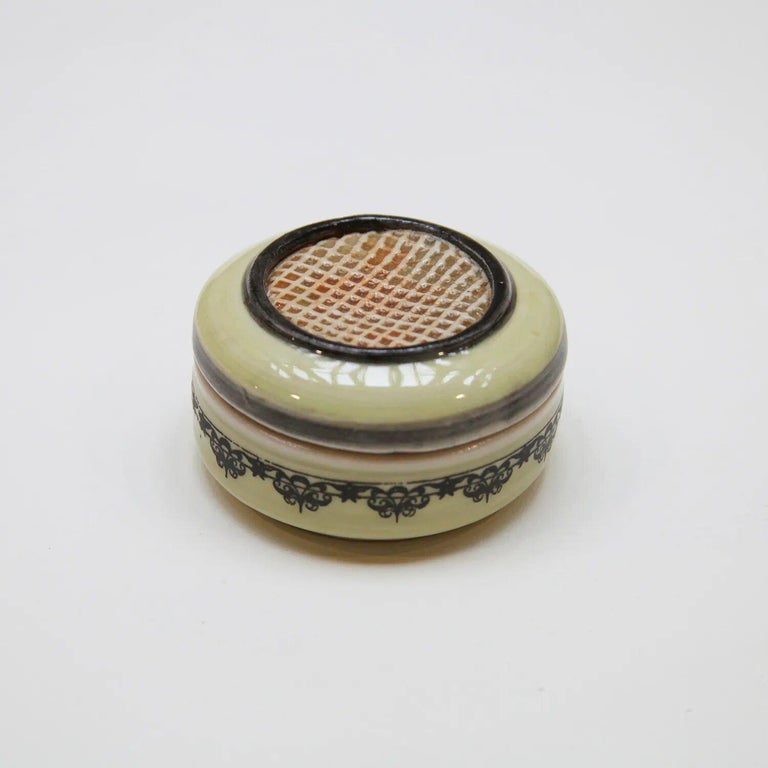 Ron Carlson - Ceramic Functional Waffle-cone Lidded Container For Sale ...