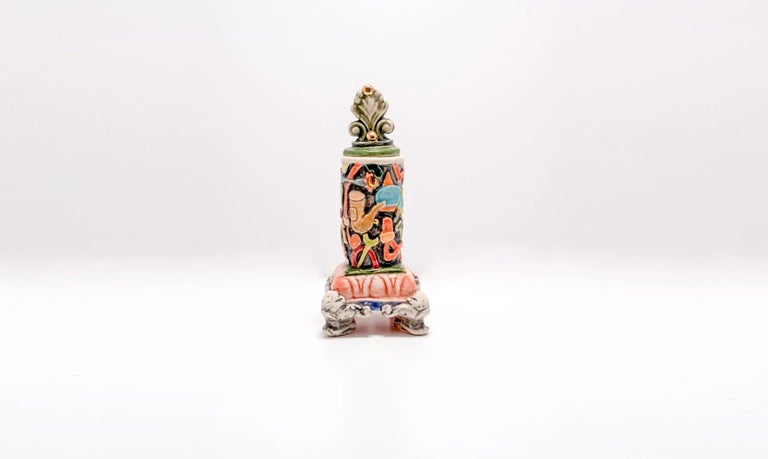 Ron Carlson - Ceramic Avant-Garde Filigree Lidded Container For Sale at ...
