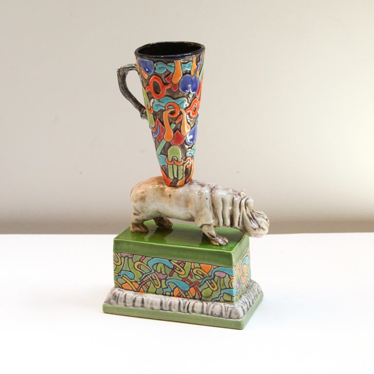 Ron Carlson - Contemporary Functional Vessel, "Big Hippo Drinking Cup ...