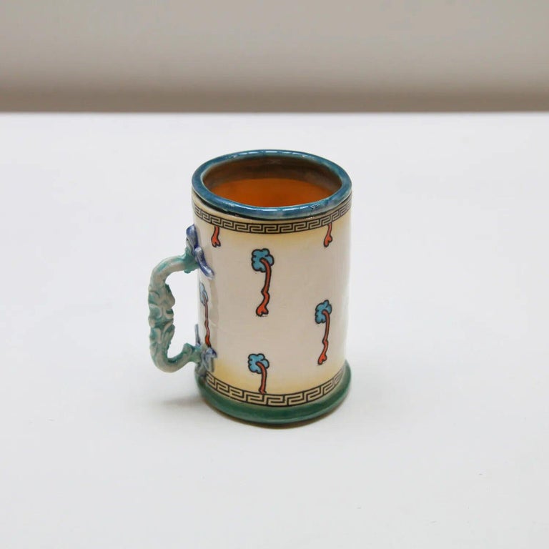 Ron Carlson - Ceramic Pop Art Flower Cup For Sale at 1stDibs