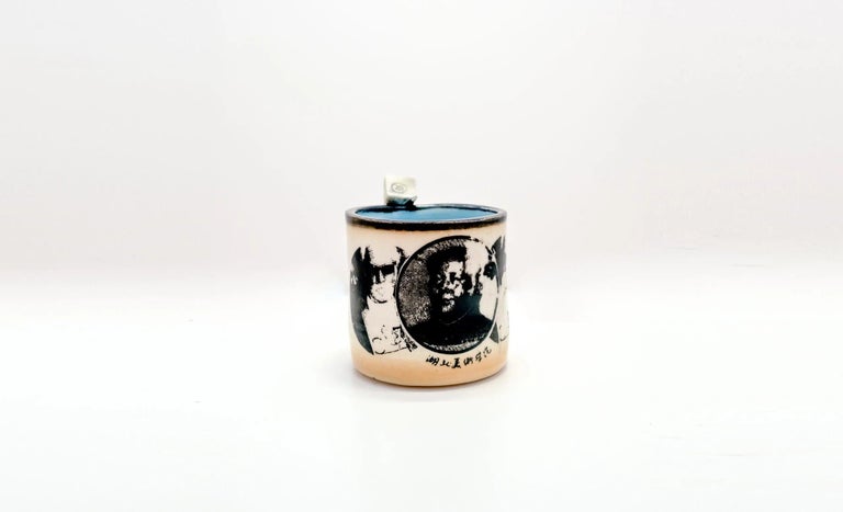 Ron Carlson - Ceramic Avant-Garde Small Statue Cup For Sale at 1stDibs