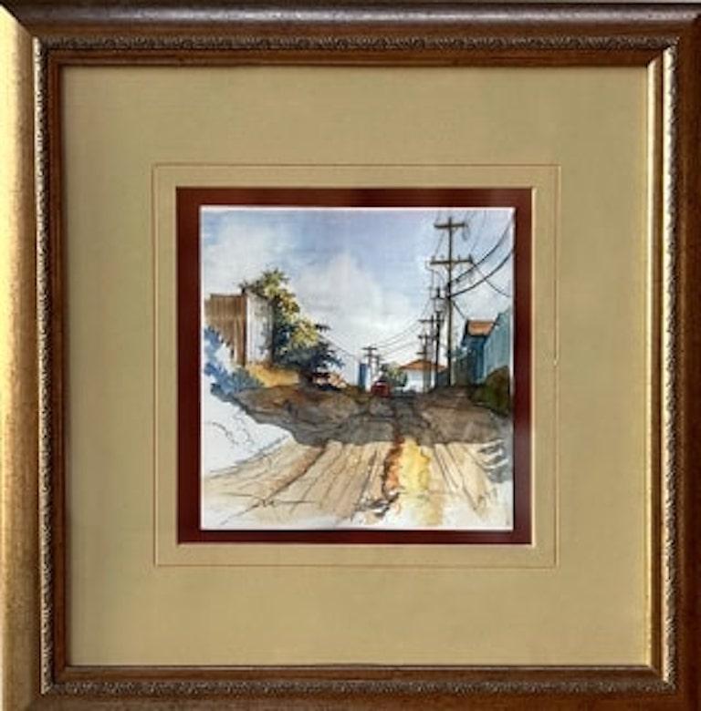 Duke Windsor - Impressionist Cityscape, "Red Car (South Park) For Sale ...