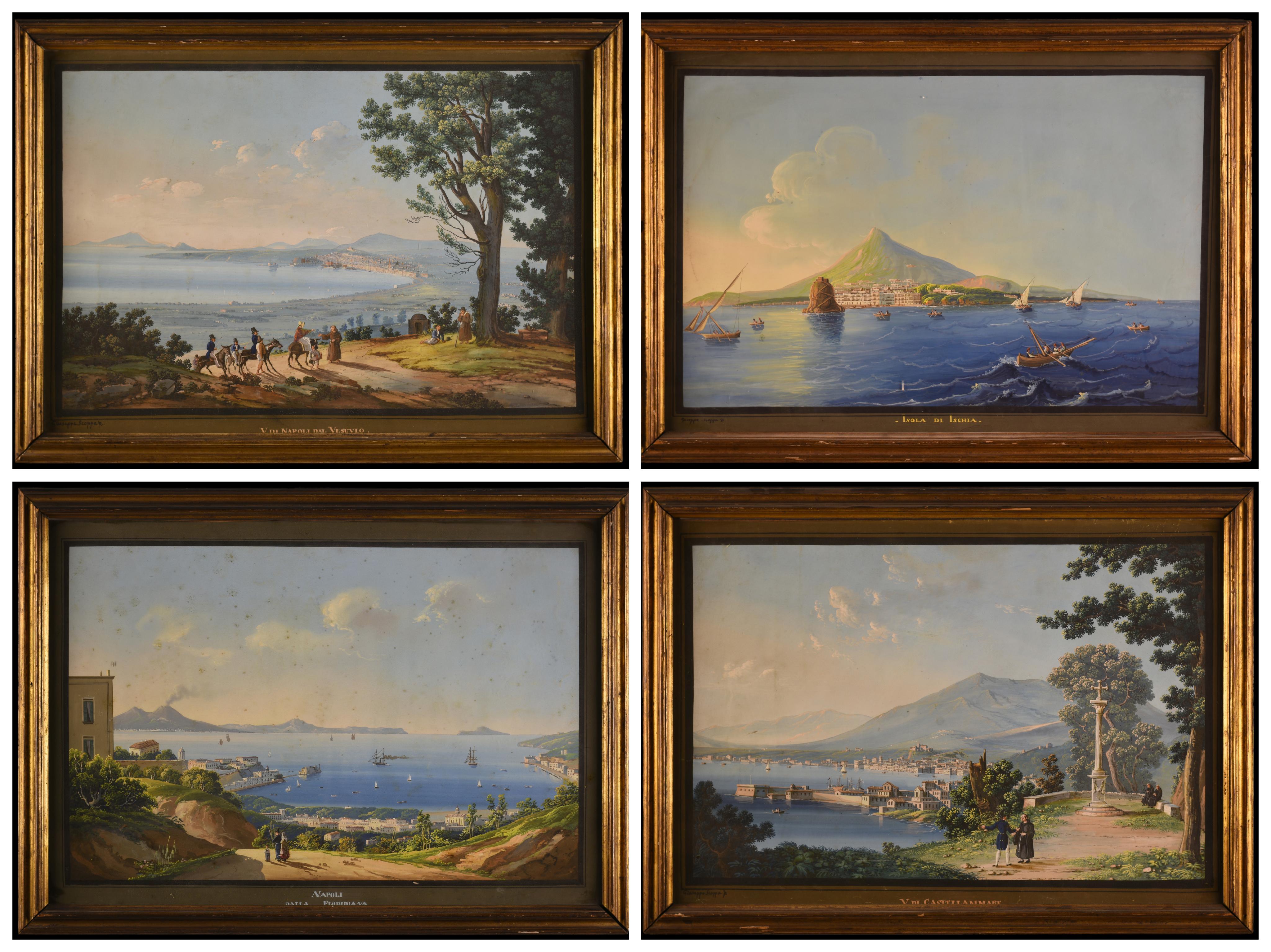 William Edwards Cook - Marine Landscape - Original Watercolor by ...