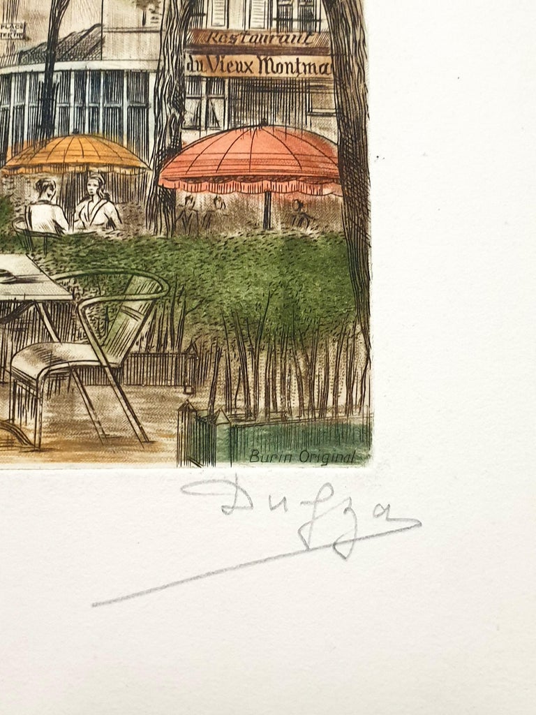 Dufza - Dufza - Paris - Montmartre - Original Handsigned Etching For ...
