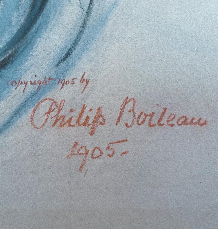 Philip Boileau - Woman With Red Poppies For Sale at 1stDibs