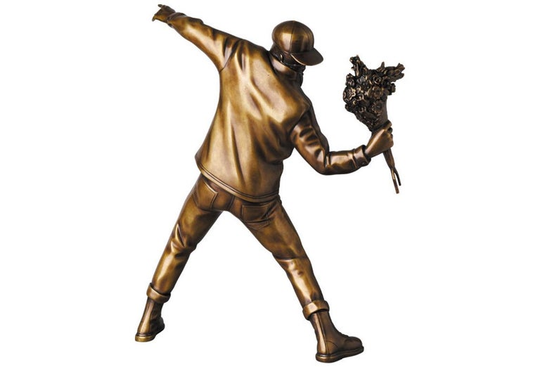 FLOWER BOMBER BRONZE STATUE 2 For Sale at 1stDibs