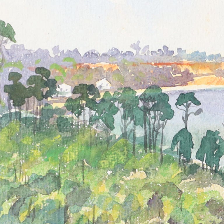 Joy Postle - Group of Three Escambia Bay Florida Watercolours by Joy ...
