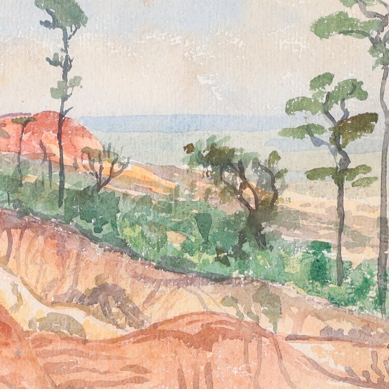 Joy Postle - Group of Three Escambia Bay Florida Watercolours by Joy ...