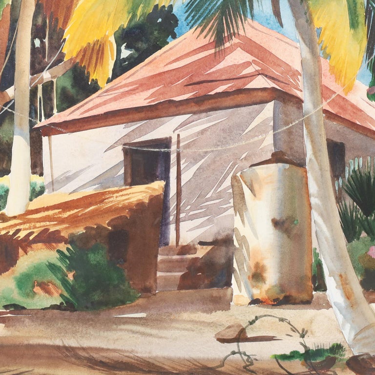 Mitchell Jamieson - Water Color of a Tropical Scene by Mitchell ...