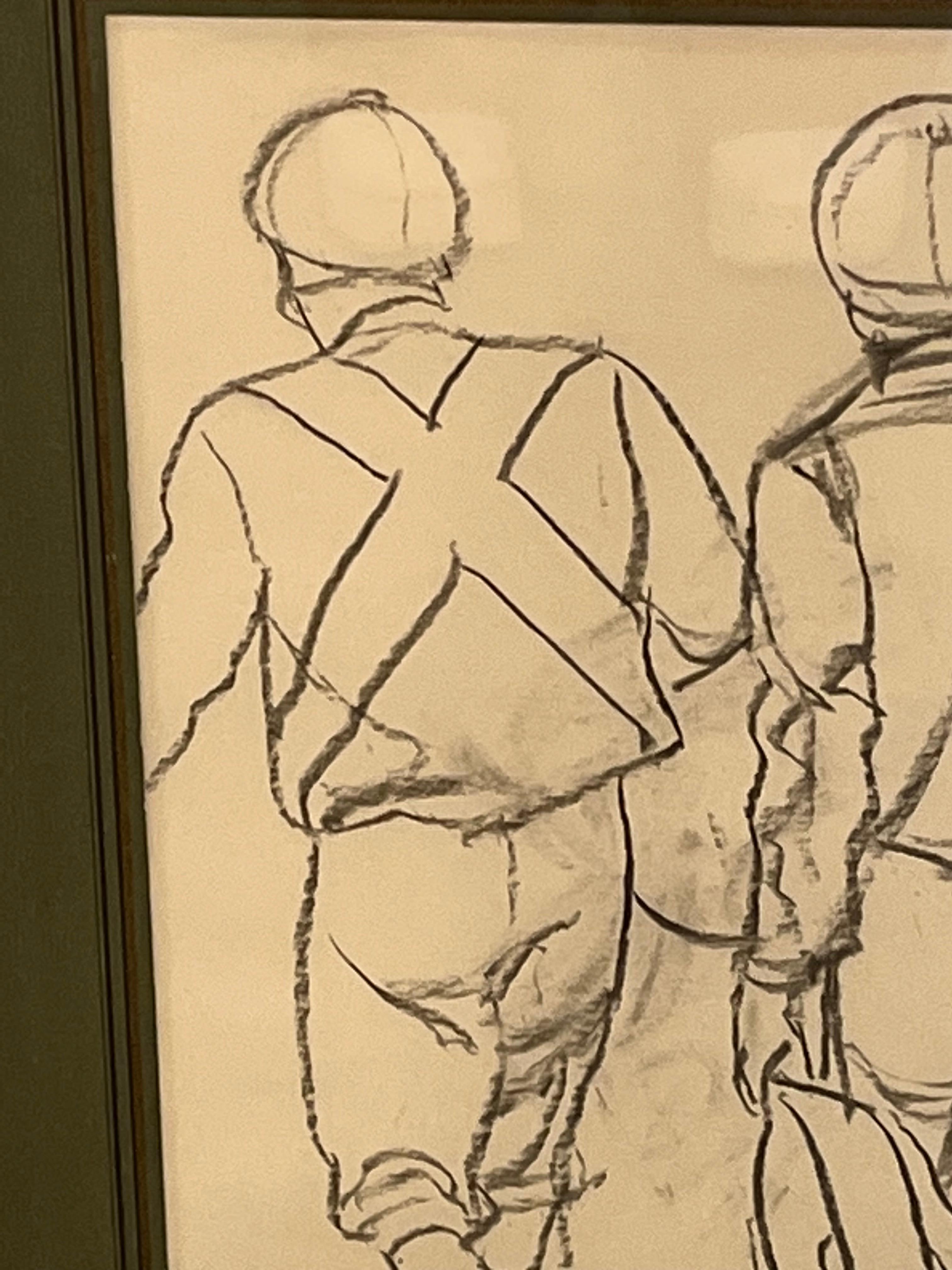 Henry Koehler - Estudio para "A la balanza" con dos jinetes en venta en ...