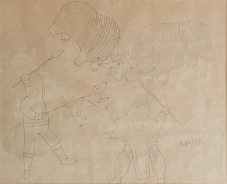 Helen Kalvak - Helen Kalvak Inuit Women mid century modern art outsider ...