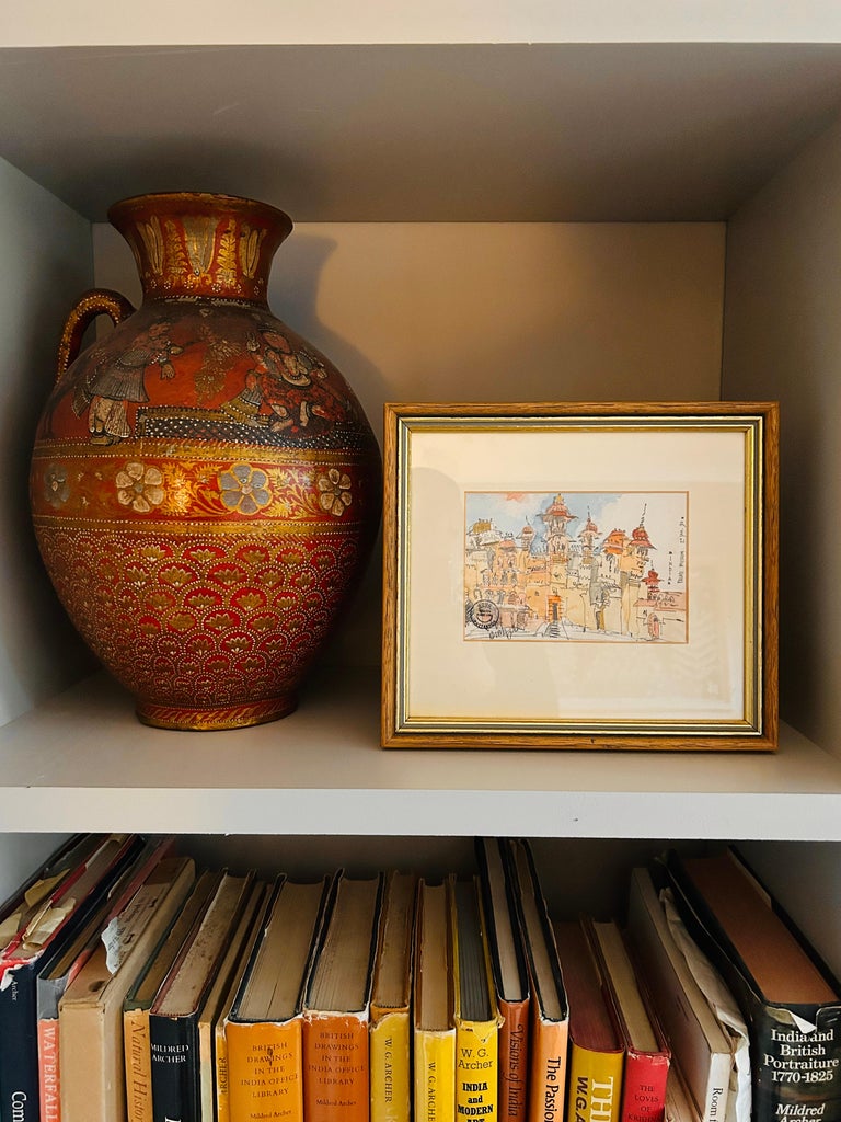 Doug Patterson - India Watercolour Palace Udaipur Lake RCA Architect ...