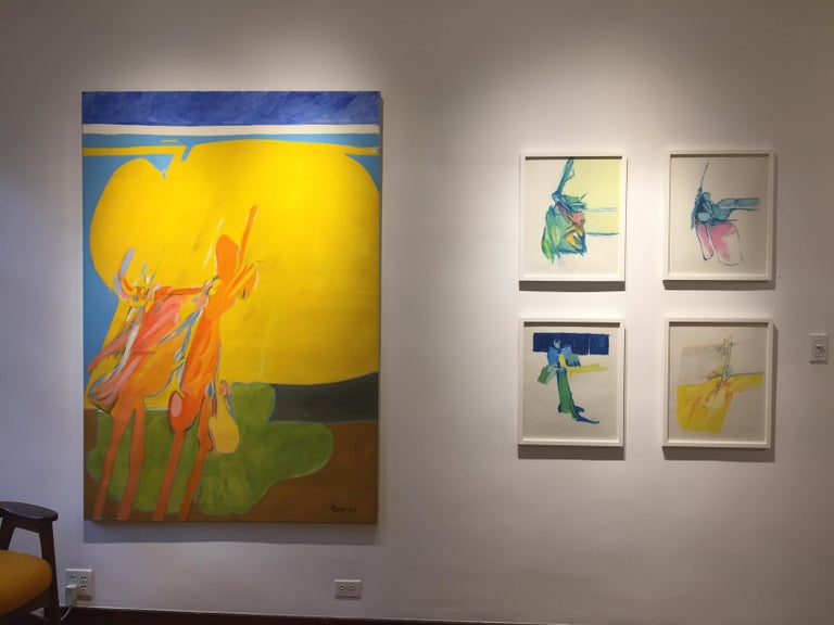 James Moore - Untitled II (multi), 1979, pastel on paper, 20 x 16 ...