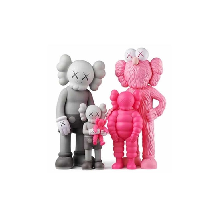 KAWS - Kaws Family – Grey/Pink For Sale at 1stDibs