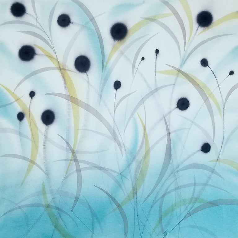 Jan Heaton - Silence II by Jan Heaton, Abstract Contemporary Watercolor ...