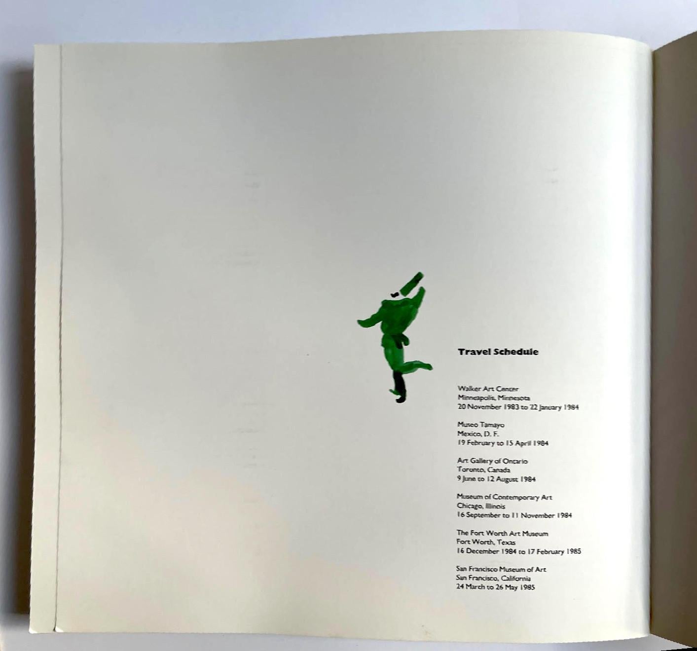 David Hockney - monograph (Hand signed and inscribed with French flag ...
