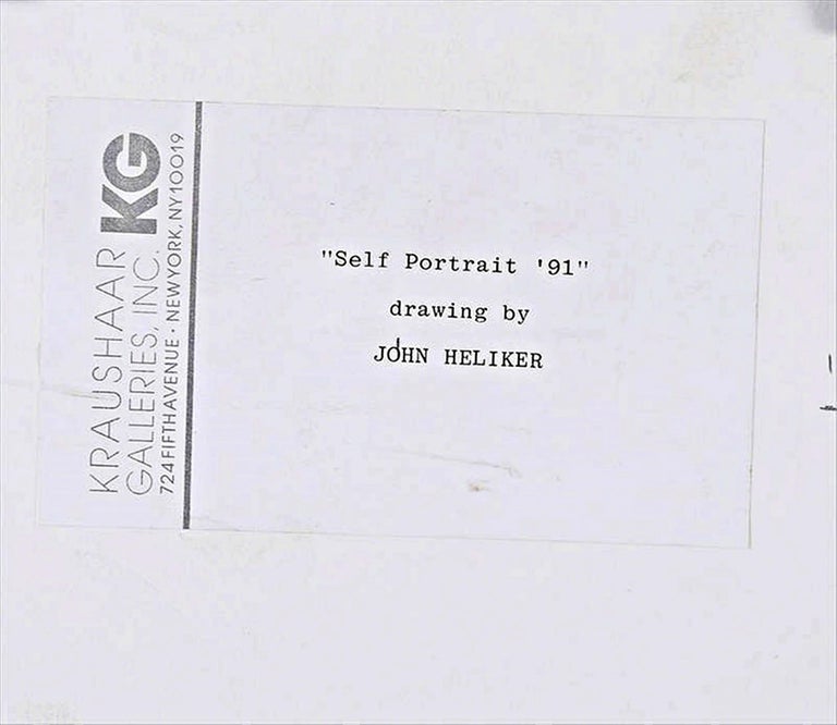 John Heliker - Self Portrait For Sale at 1stDibs