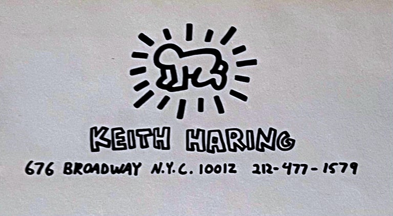 Keith Haring - Original handwritten and hand signed letter to an ...