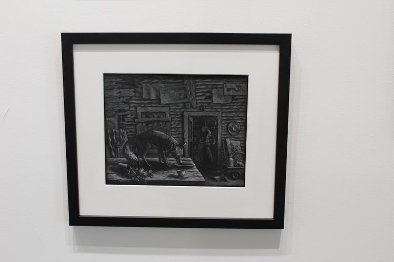 Kate Samworth - Untitled (Fox on a Table) For Sale at 1stDibs