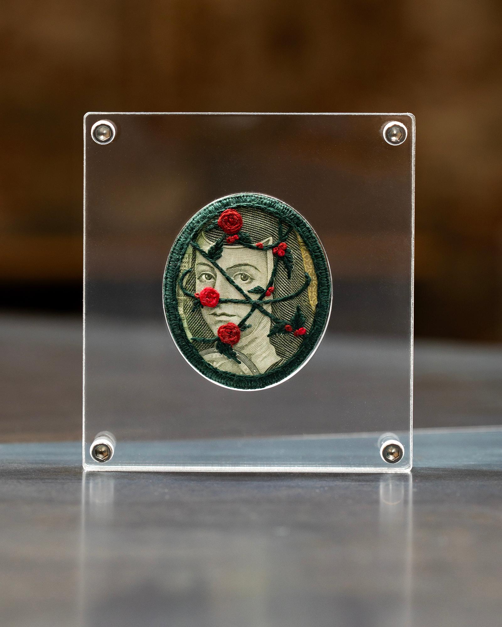 Stacey Lee Webber - Entangled Sor Juana Portrait For Sale at 1stDibs