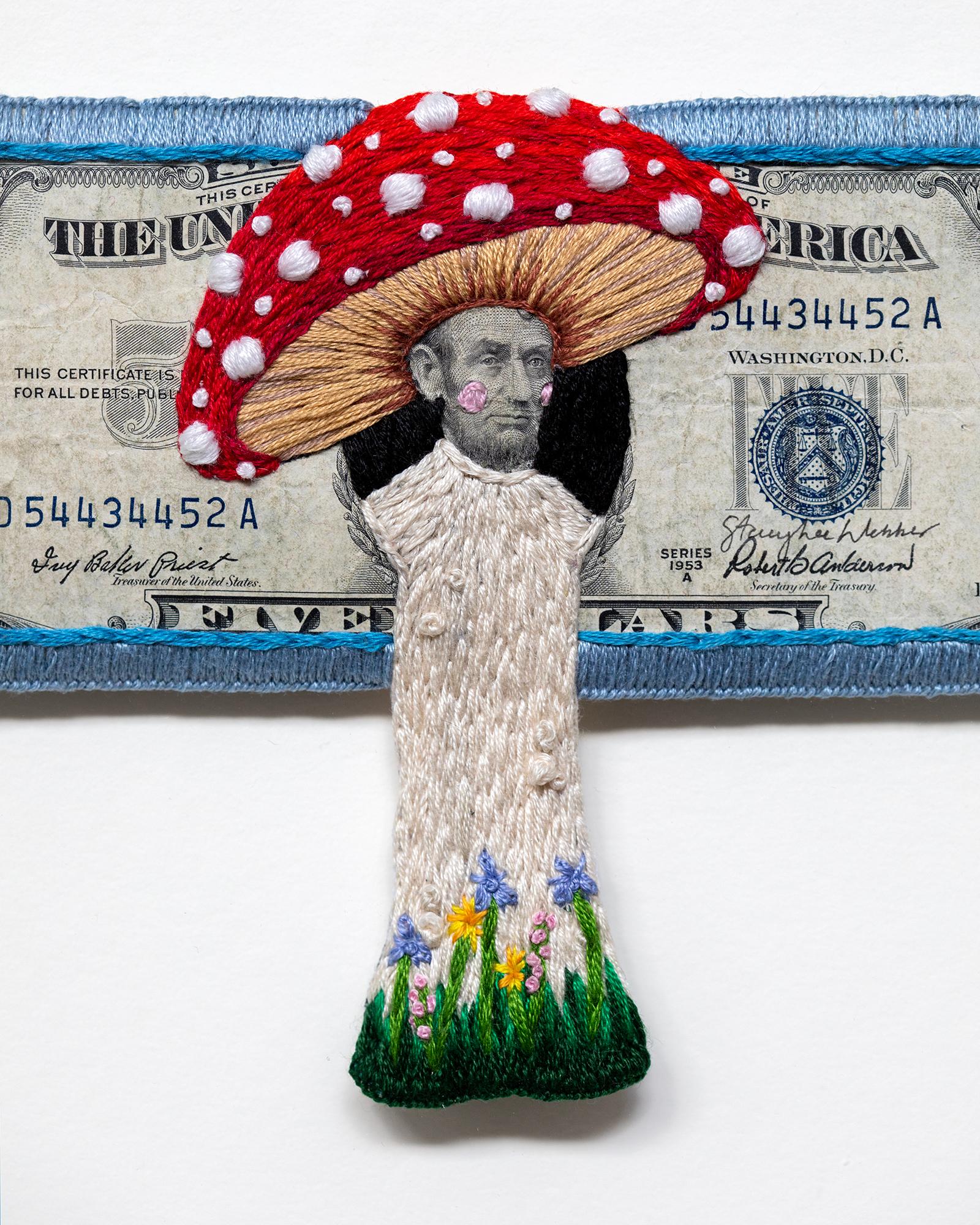 Stacey Lee Webber - Lincoln Vintage Mushroom For Sale at 1stDibs