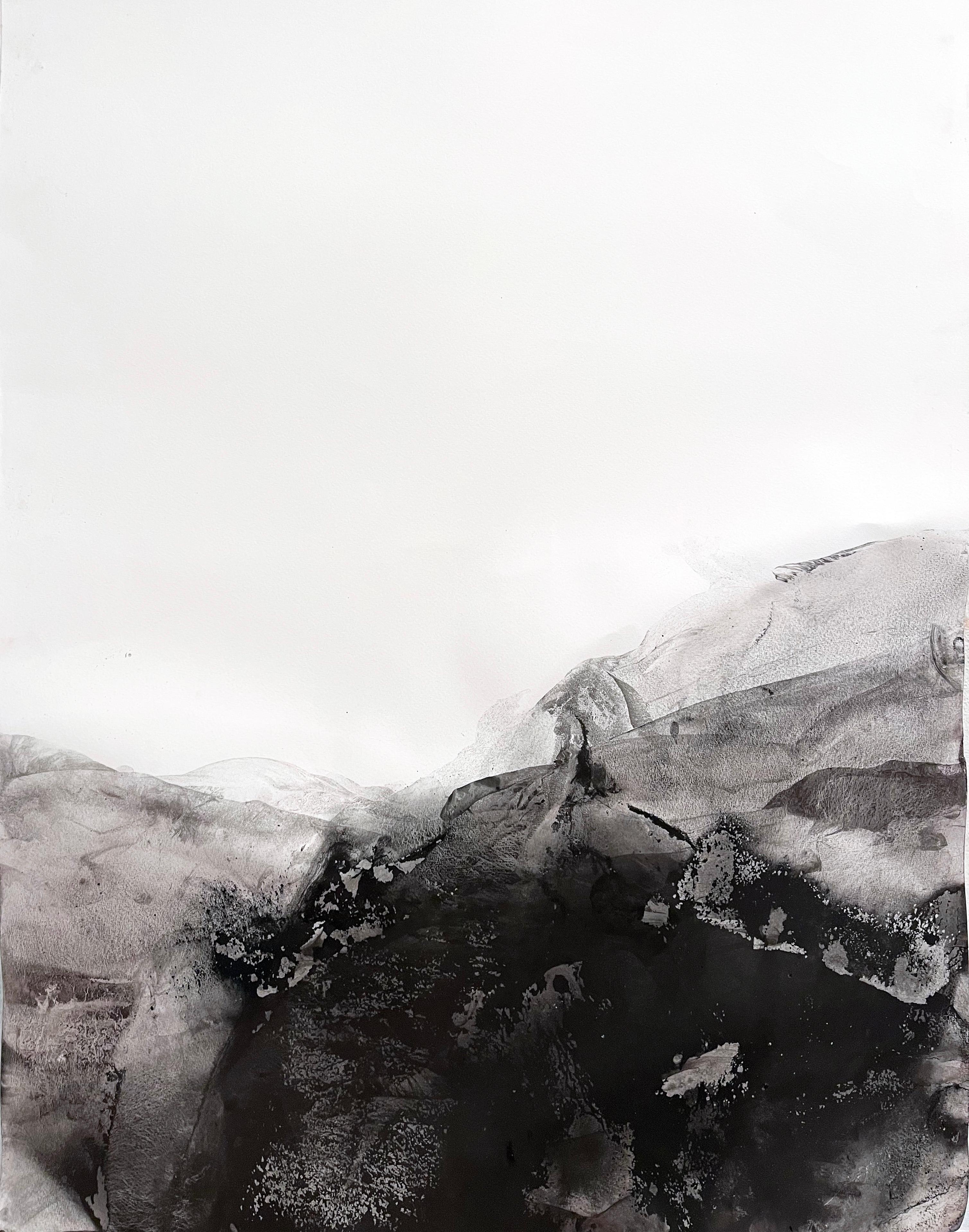 Michel Cadoret - Stylized Figure - Original China Ink on Paper by ...