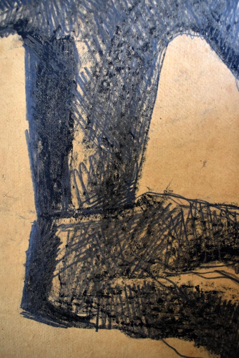 Mario Sironi - Two Figures Due figure - Italian Art, Drawing, 20th ...