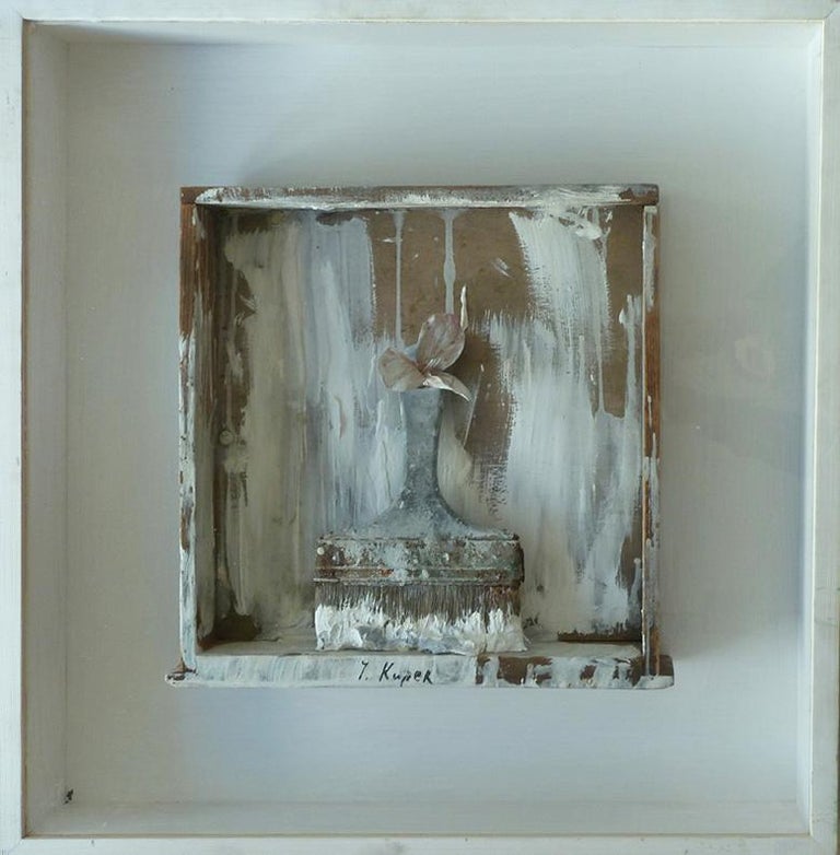 Yuri Kuper - Still Life with a Brush and Magnolia For Sale at 1stDibs