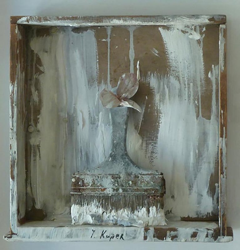 Yuri Kuper - Still Life with a Brush and Magnolia For Sale at 1stDibs