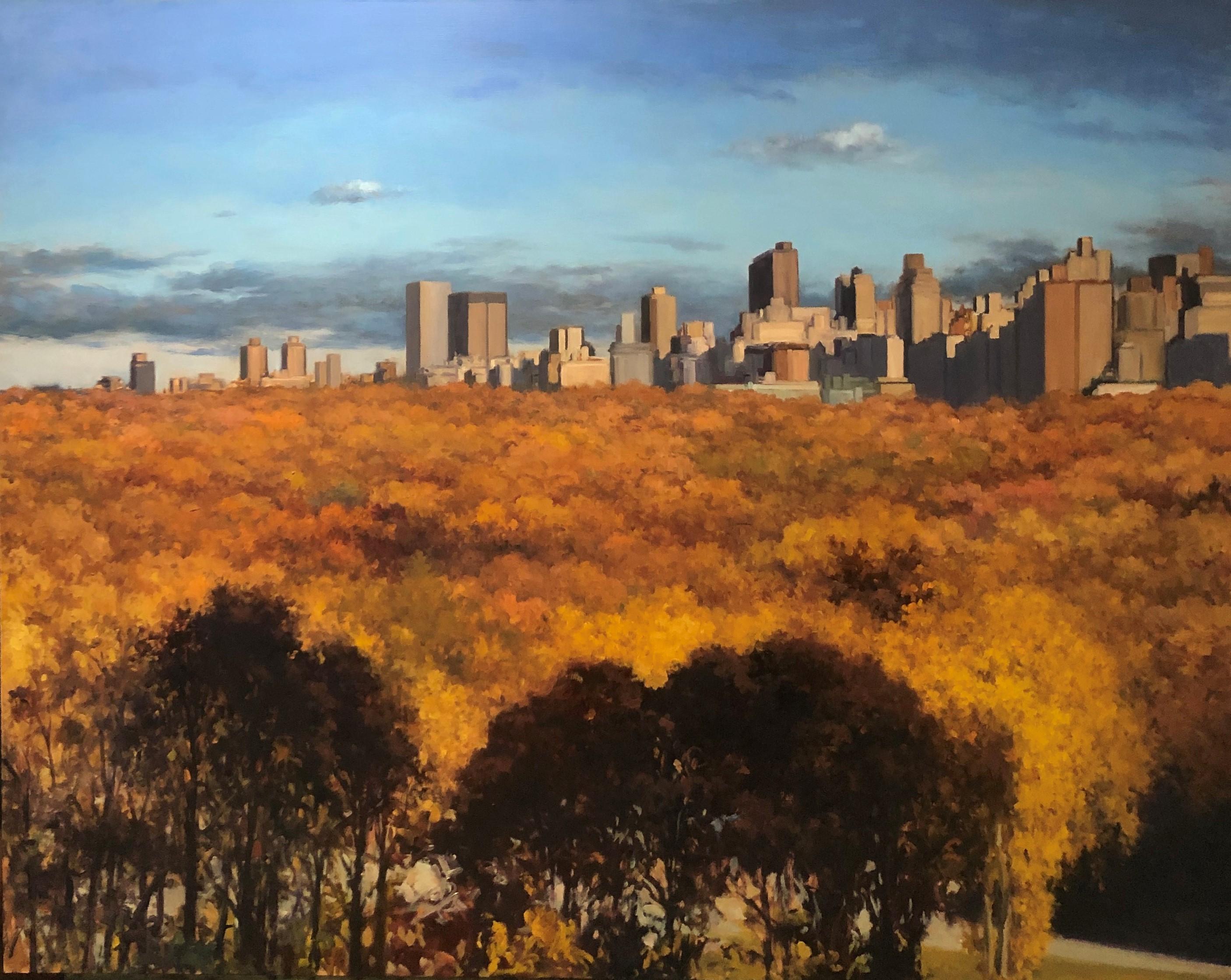 Cornelia Foss - CORNELIA FOSS "Charlie in the Driveway" green and blue ...