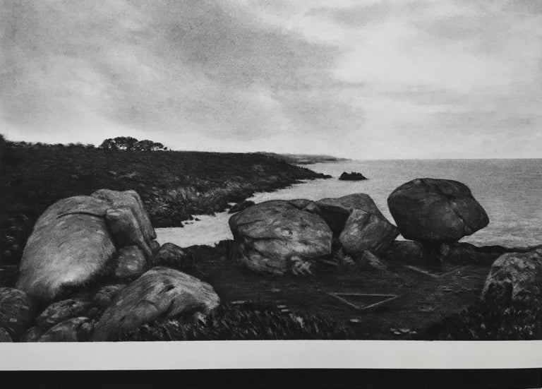 Fabien Granet - Bords (series) - Contemporary Landscape Drawing ...